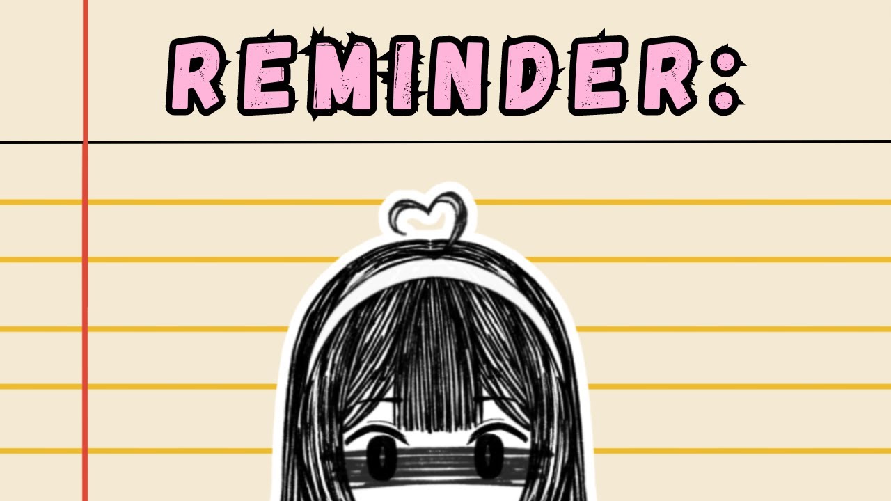 REMINDER !!!! - YouTube