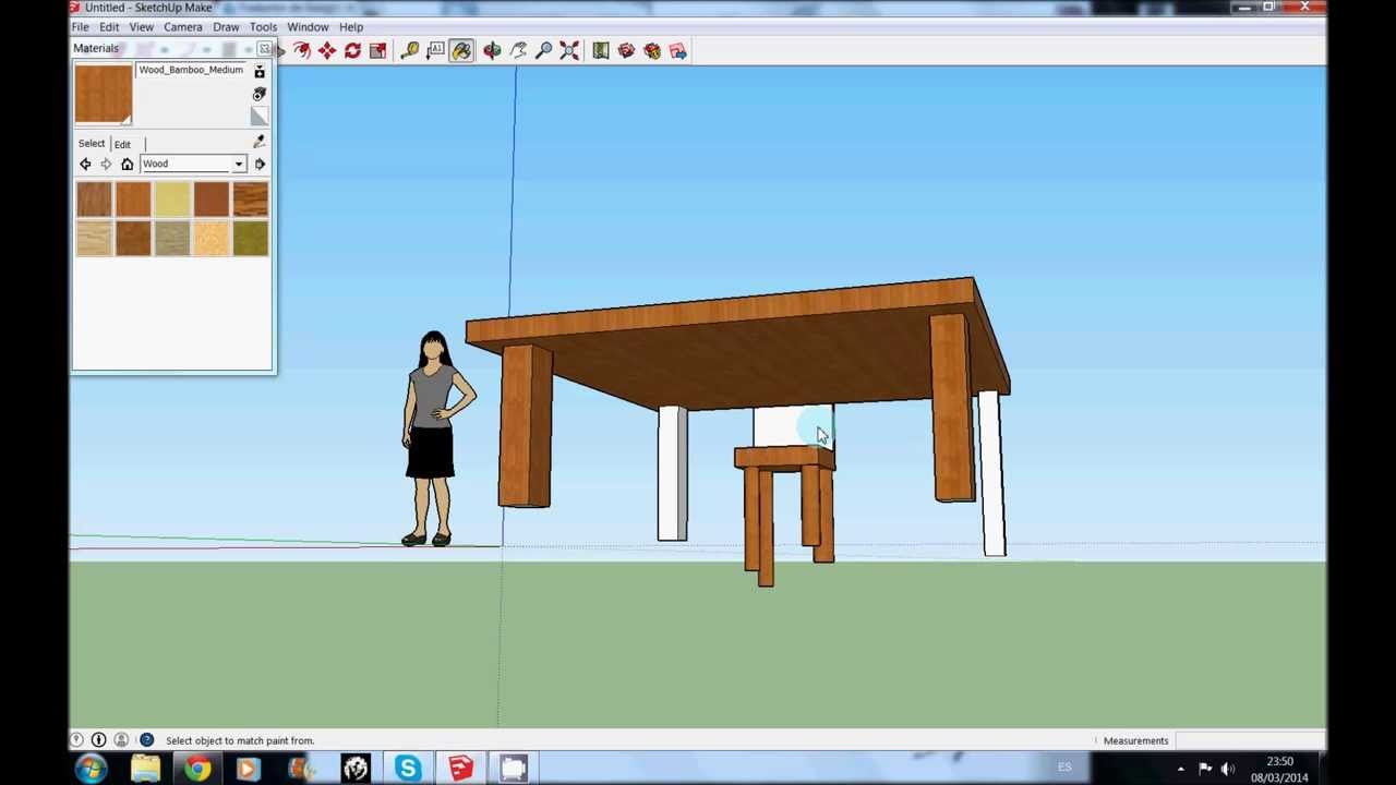 First Steps in Google Sketchup - YouTube