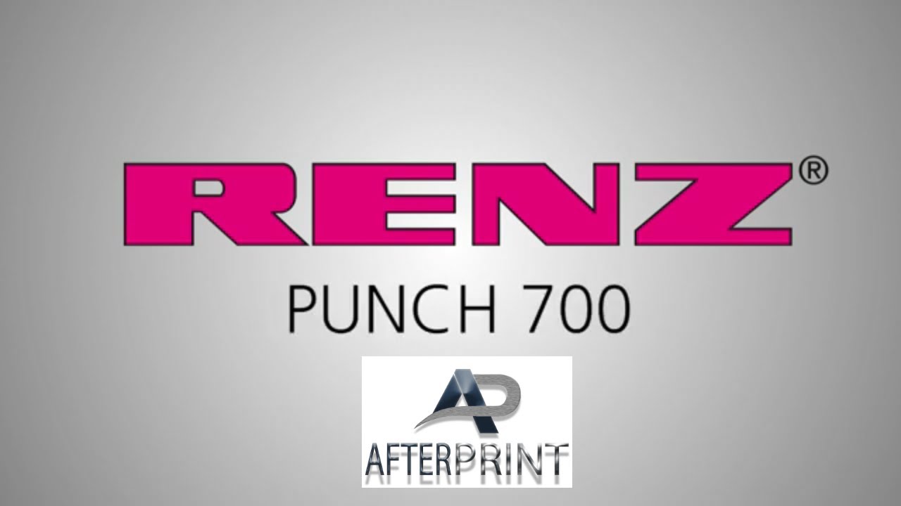 Renz Punch 700 Heavy Duty Wide Format Punching Machine - A Quick ...