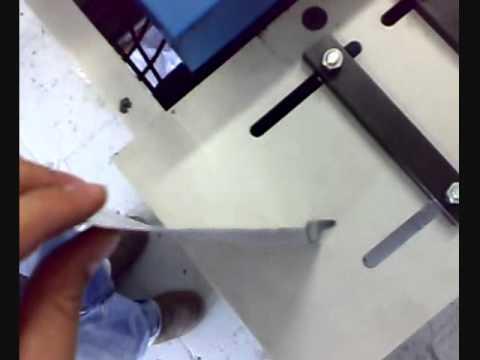 Engargoladora tipo lockformer - YouTube