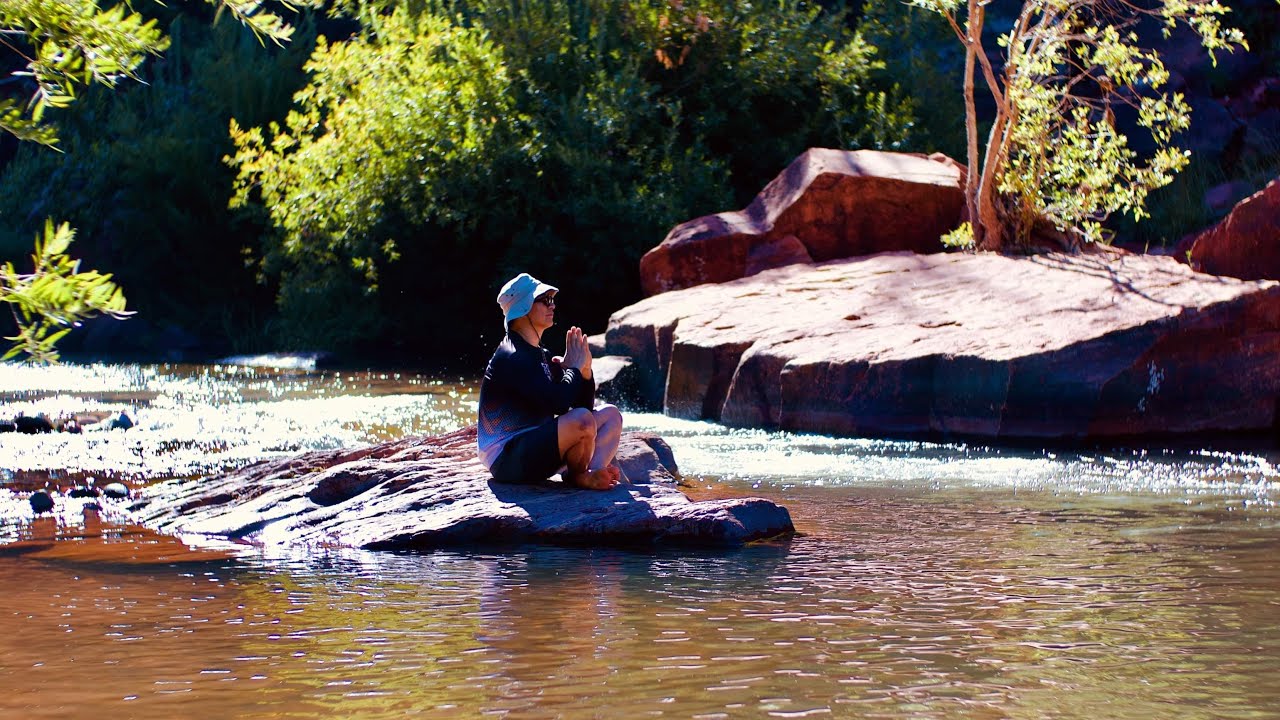 Buddha Beach in Crescent Moon at Sedona AZ - YouTube