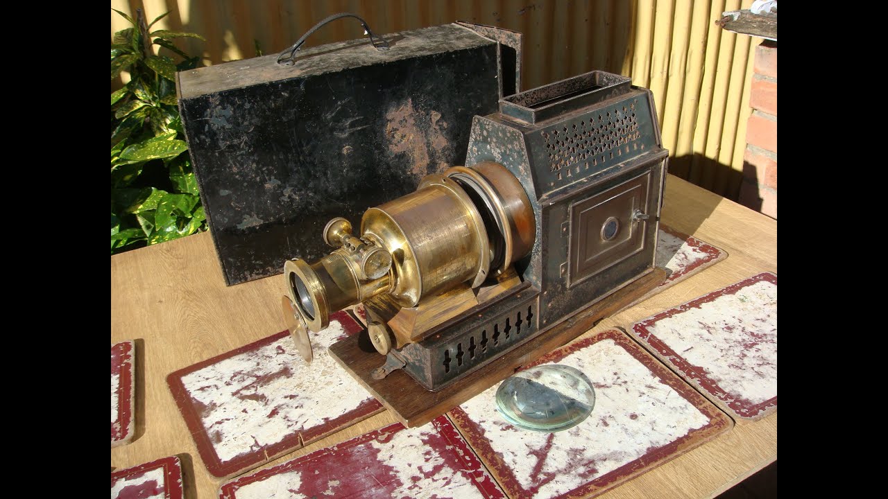 Vintage Antique Old Magic Lantern Projector for restoration Spare to ...