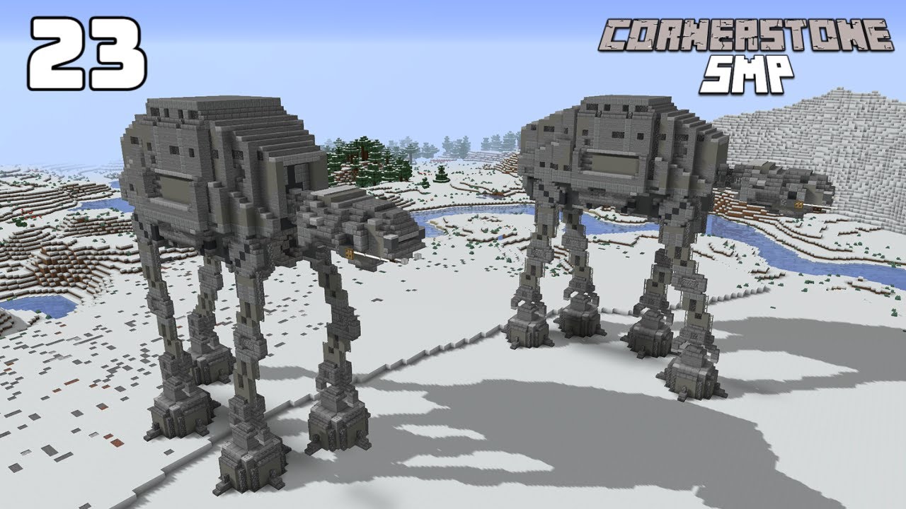 Star Wars AT-AT Imperial Walkers! - Cornerstone SMP #23 - Minecraft 1. ...