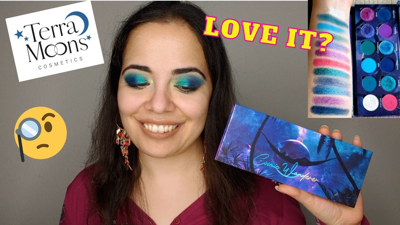 Terra Moons Cosmic Wanderer Palette Review - Swatches, 3 Eye Tutorials ...