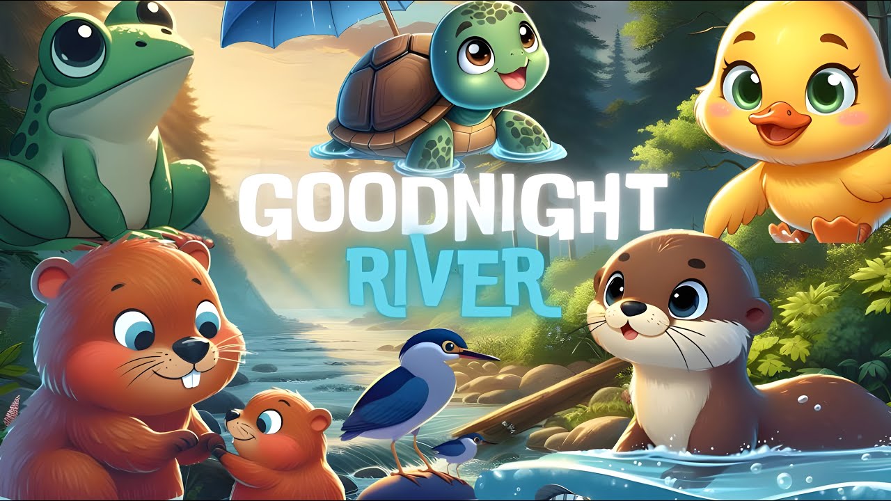 Goodnight River 🌊🌙 soothing bedtime story and Relaxing Melodies for ...