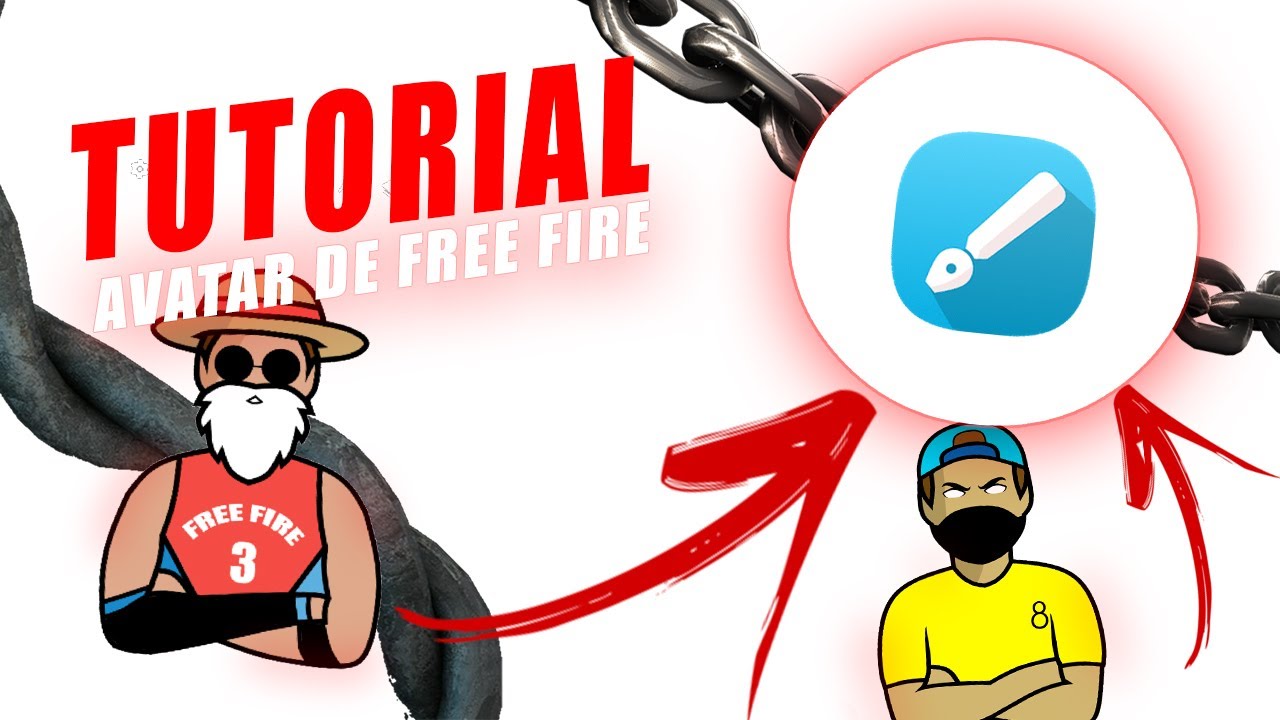 TUTORIAL! COMO FAZER CARTOON/AVATAR DE FREE FIRE ~ TOUCH FF - YouTube