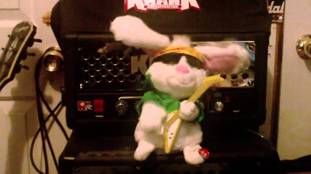 Easter 2011 Rockin bunny - YouTube