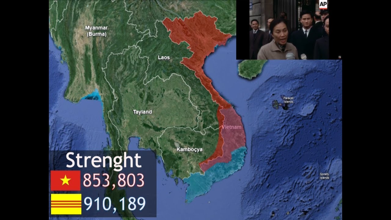 Vietnam War Using Google Earth Alternate Cold War - YouTube