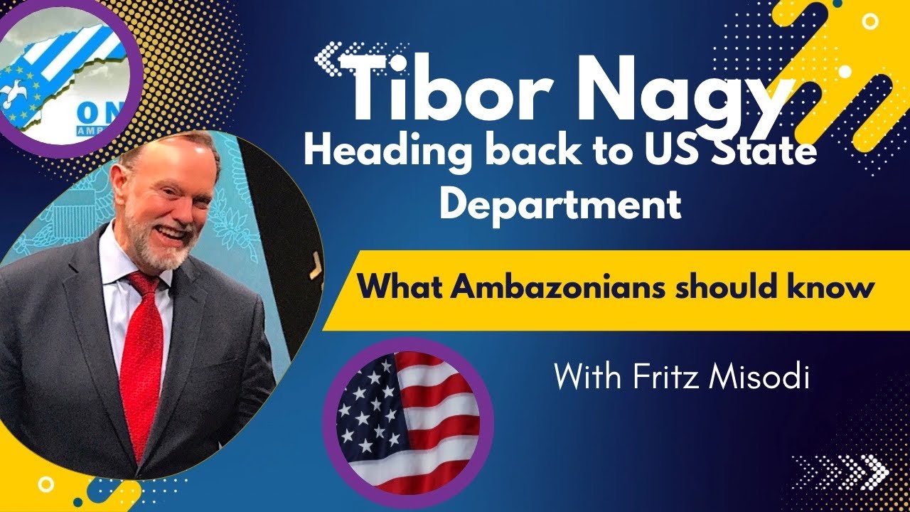 Ambasador Tibor Nagy heading to US State Department - YouTube