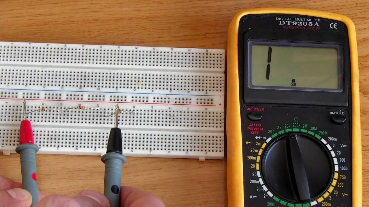 Electrónica Básica 21, Uso del multímetro. - YouTube