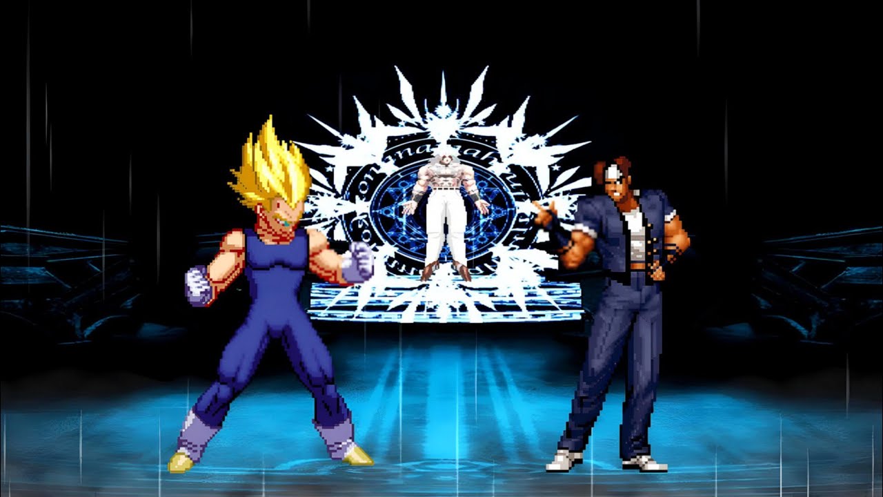 [KOF vs DBZ] Majin Vegeta vs Kyo-1 - YouTube