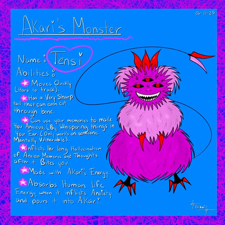 Meet my Villian Akari’s Monster Tensi, isn’t it Cute! #Webtoon # ...