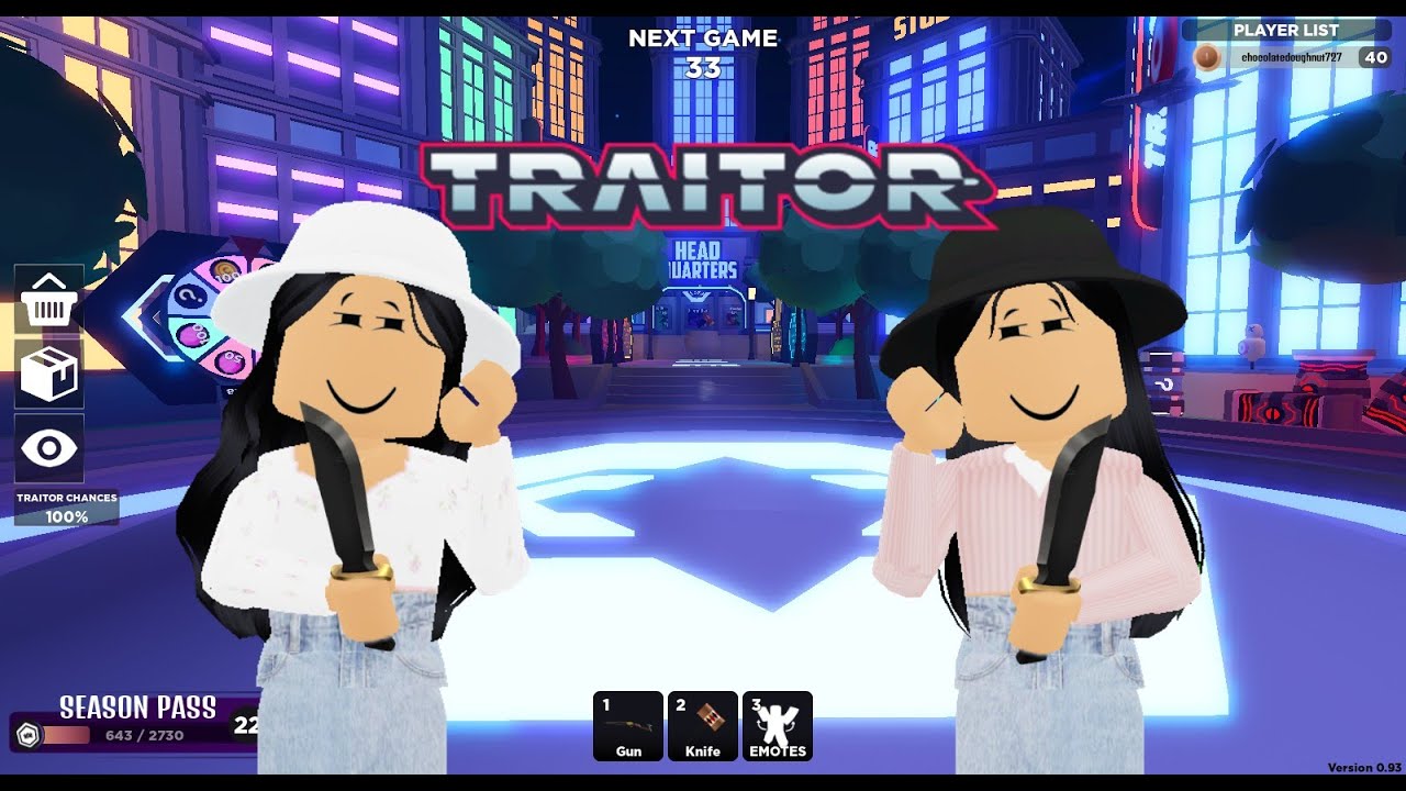 Playing Roblox TRAITOR!!!! - YouTube