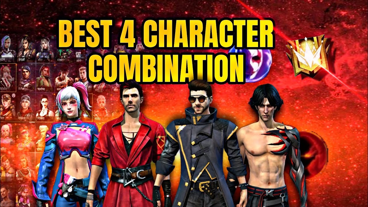 Free Fire Squad Combination | CSK Duo Creation | Fast Runner Creation ...