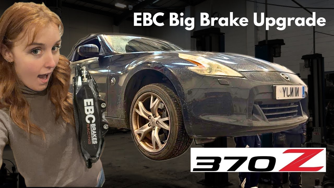 EBC Big Brake Kit Upgrade on my Nissan 370z - YouTube