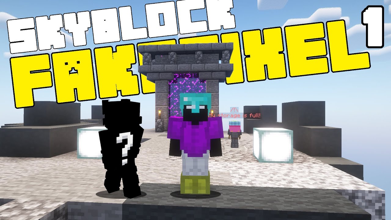 I AM Playing FakePixel Skyblock For The First Time / FakePixel Skyblock ...