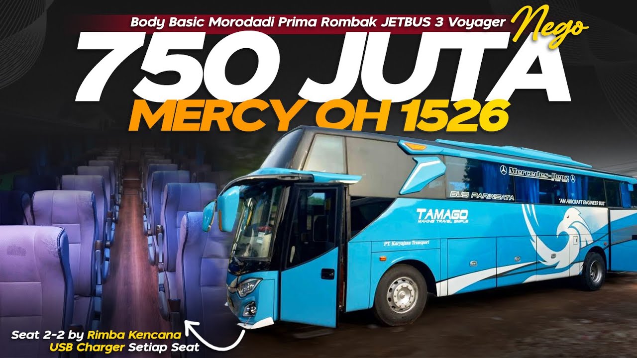 Jual Cepat : Big Bus Mercy OH 1526 (700 Juta Nego) Jetbus 3 Voyager ...