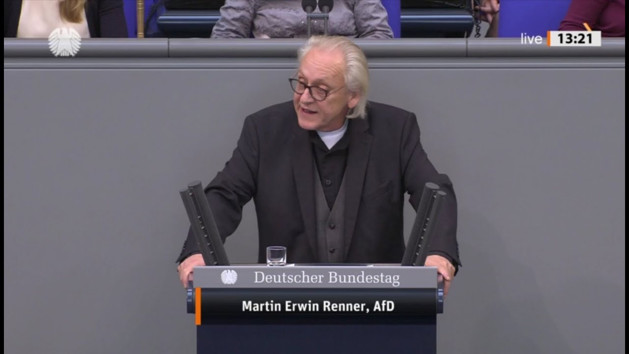 AKTUELL : REDE MARTIN E. RENNER ( AFD ) AM 11.NOVEMBER IM DEUTSCHEN ...