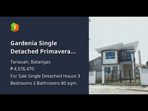 Gardenia Single Detached Primavera Phase 2 - YouTube