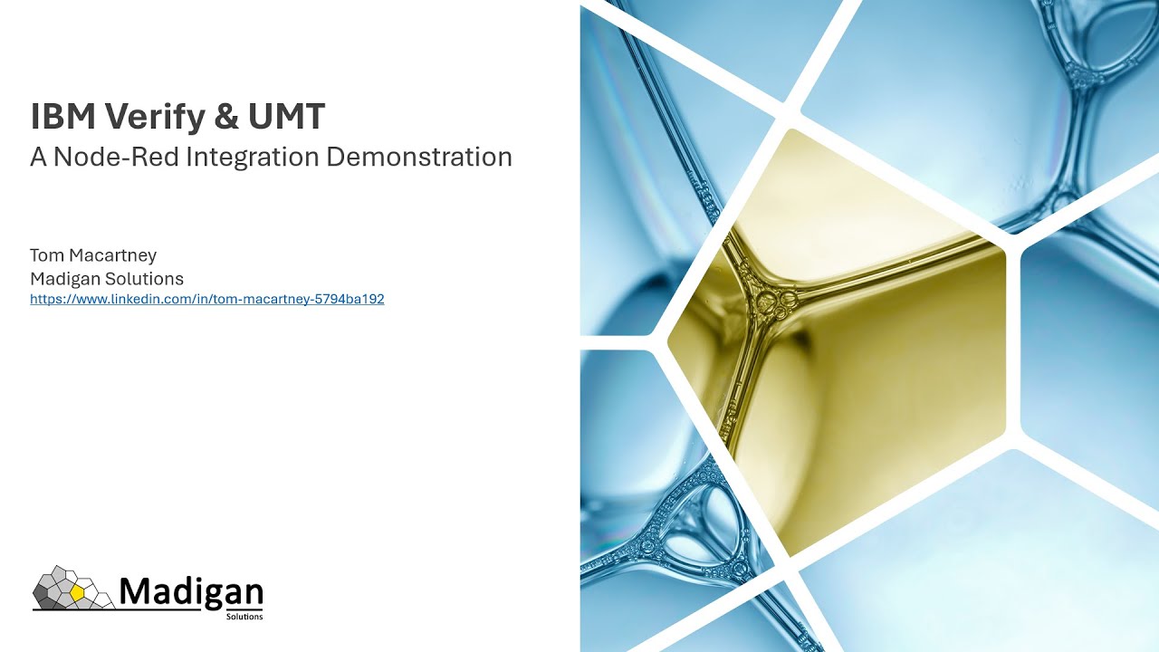 IBM Verify & UMT: A Node-Red Integration Demonstration - YouTube