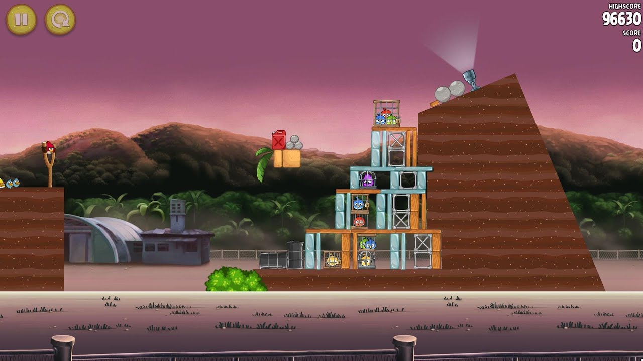 Angry Birds Rio - Airfield Chase - 9-02 - 96630 - YouTube