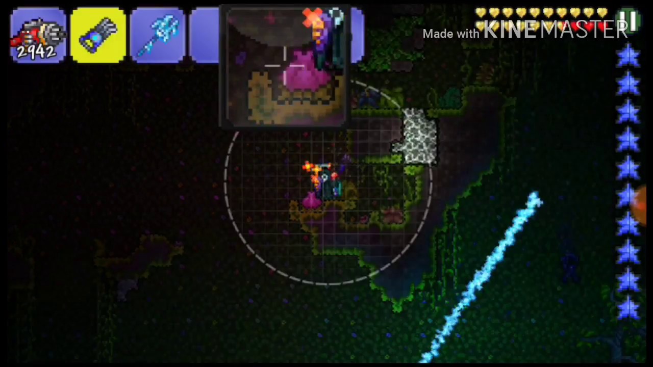 [Terraria]Chain gun vs. Plantera - YouTube