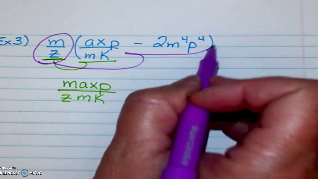 36 Distributive Property of Rational Expressions with Positive ...