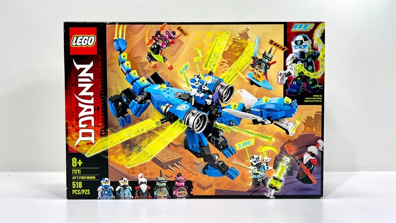 Let's Build Lego Ninjago 71711 Jay's Cyber Dragon 2020 518pcs - YouTube