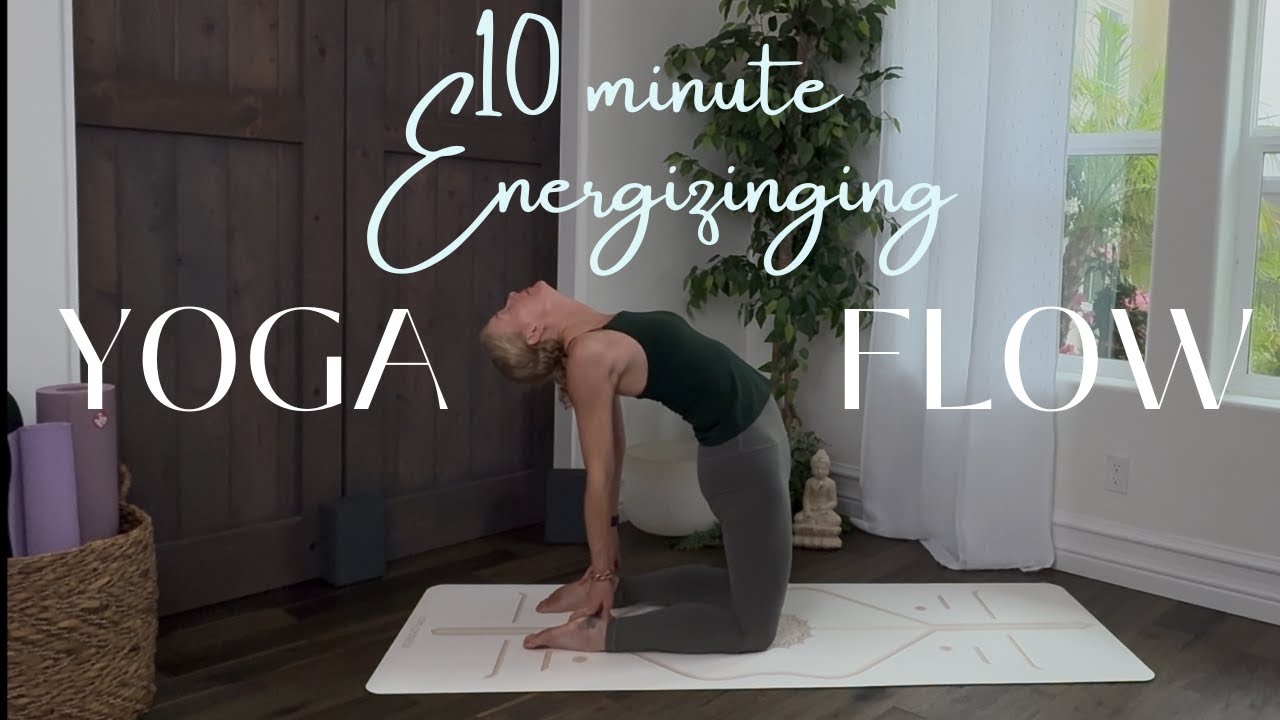 INVIGORATE: 10 minute energizing yoga flow - YouTube
