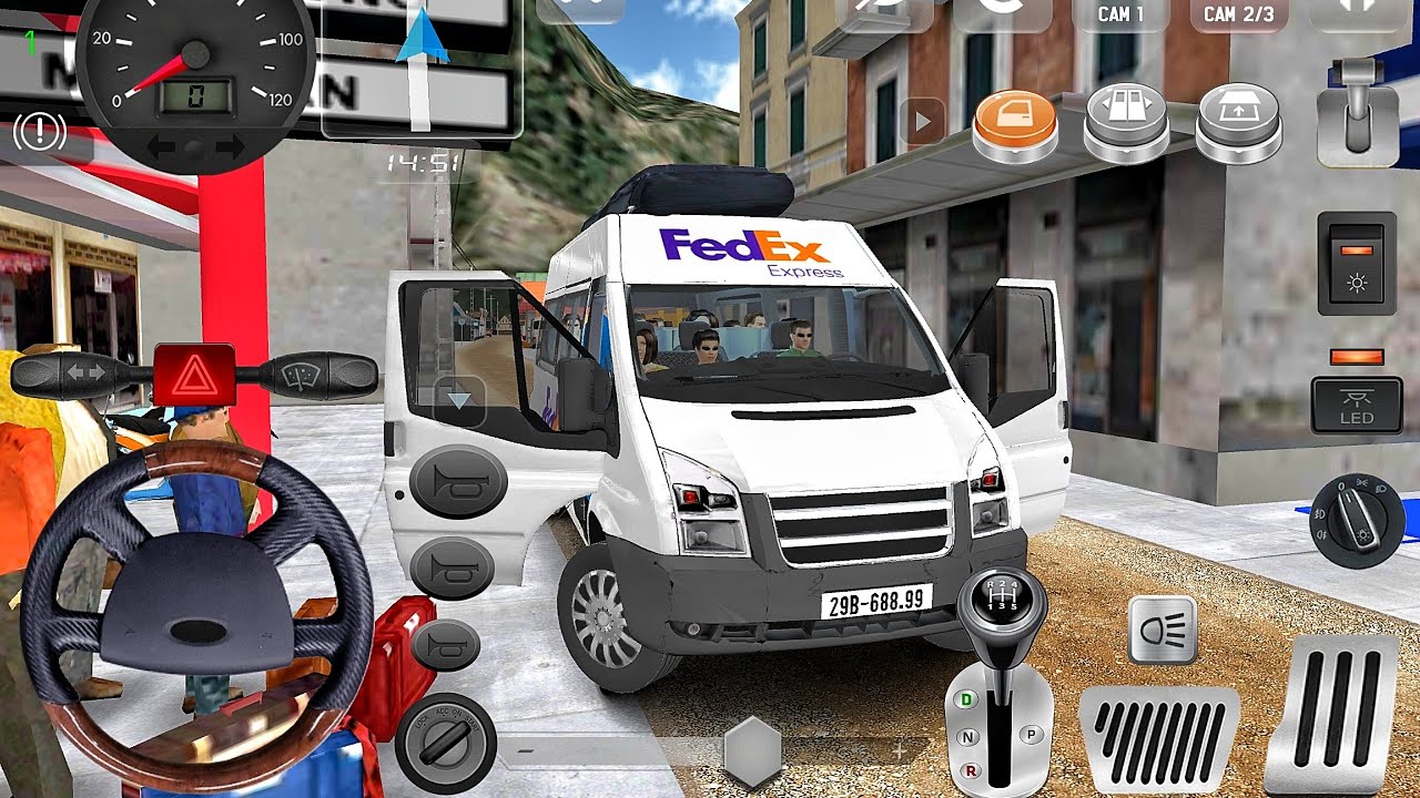 Real Ford Transit Games - FedEx Driving Game 2026 - Minibus Simulator ...