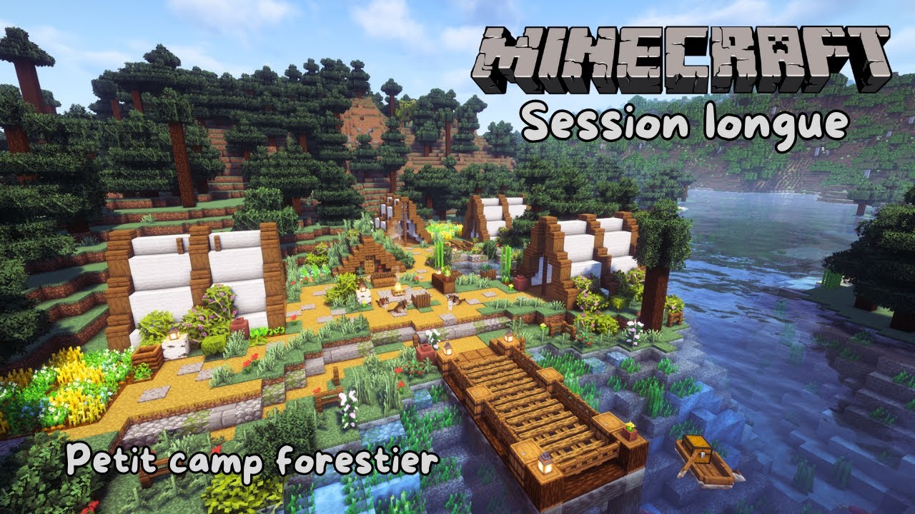 Minecraft Session Longue (Longplay) | Petit camp forestier (Sans ...
