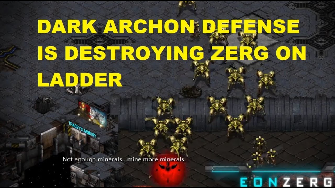 DARK ARCHON DEFENSE IS DESTROYING ZERG ON LADDER - YouTube