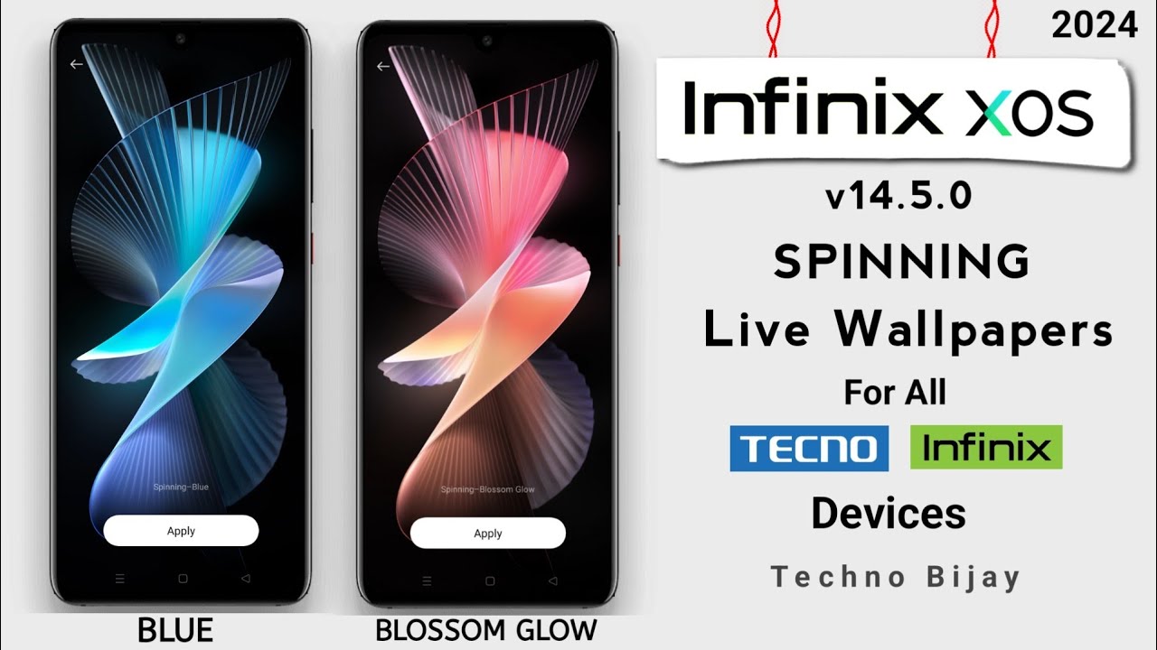 Infinix XOS 14.5 Spinning Live Wallpapers For All Tecno and Infinix ...
