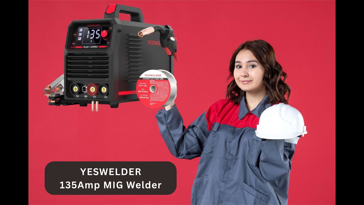 Flux-135-PRO in Action: Beginner Welding Easy｜YesWelder Review - YouTube