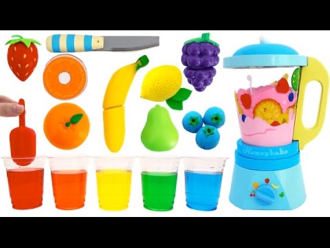 Toy Blender Playset | Play with Wooden Velcro Toys for Kids - YouTube