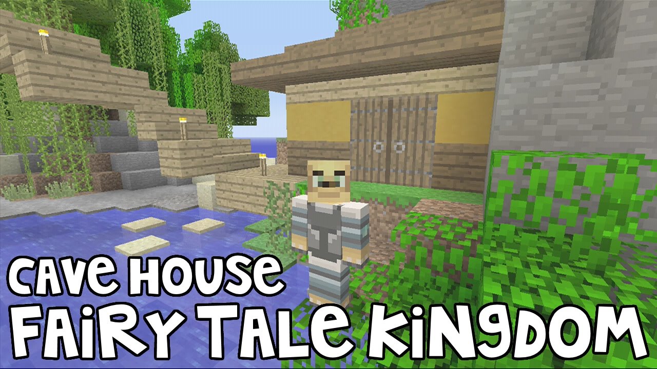 Minecraft Xbox - Fairy Tale Kingdom - Cave House (94) - YouTube