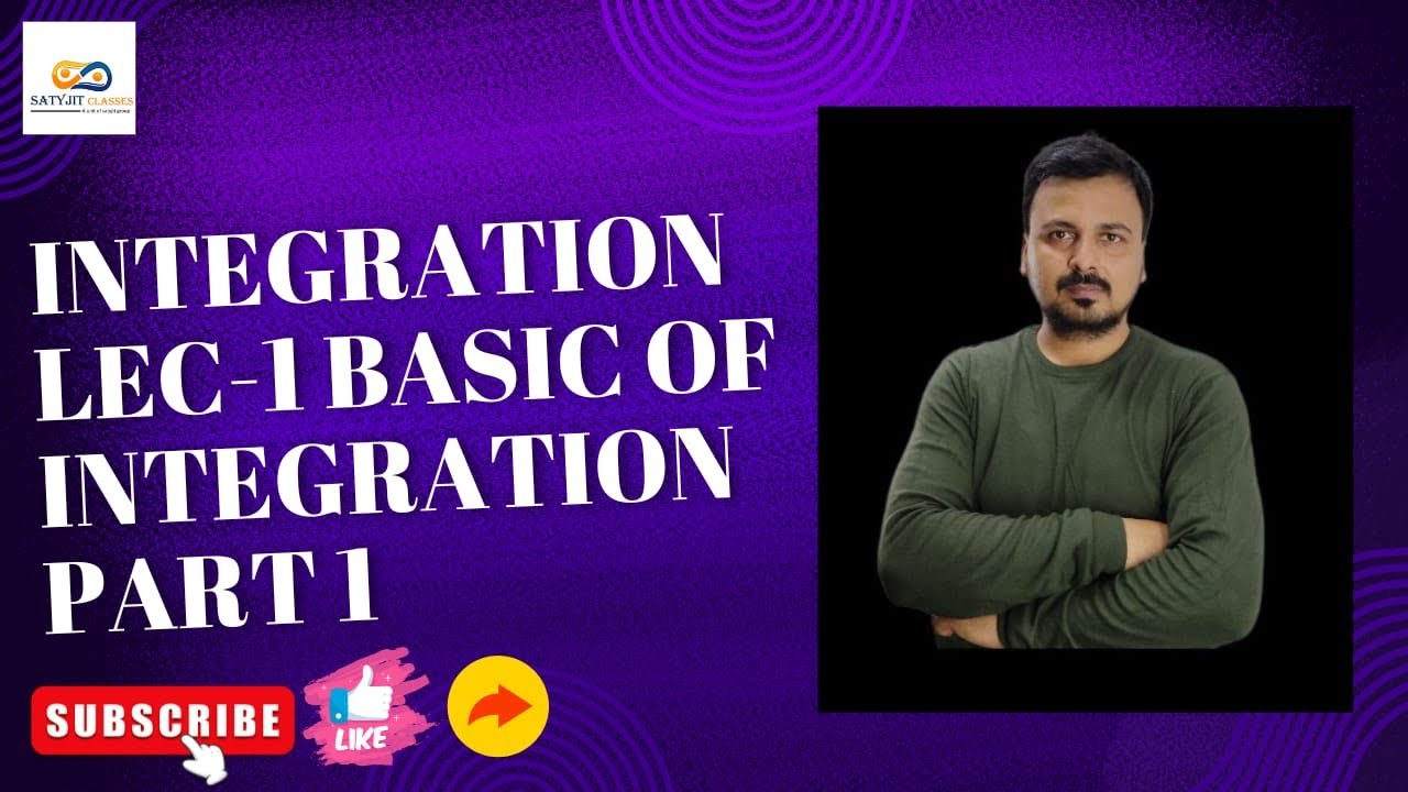 INTEGERATION ,Basic concept of indefinite integral - YouTube