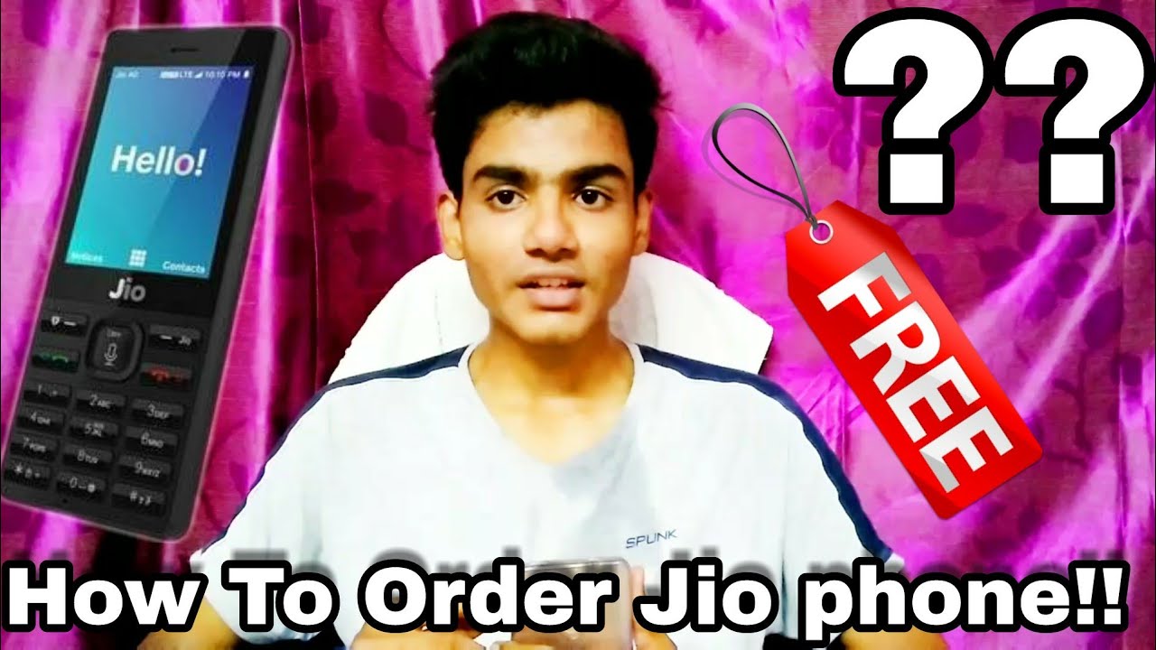 How to order jio phone?using your mobile phone!for free?get your jio ...