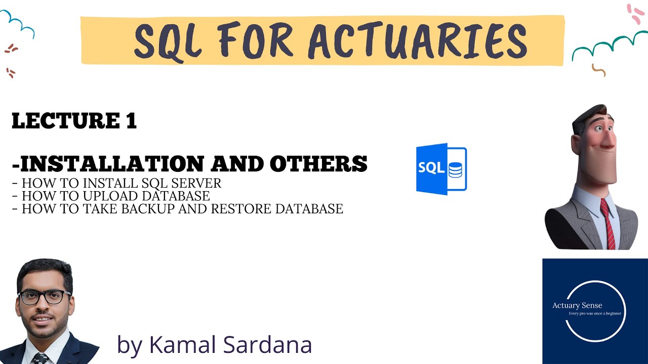 SQL for Actuaries - 01 - Get Started - YouTube