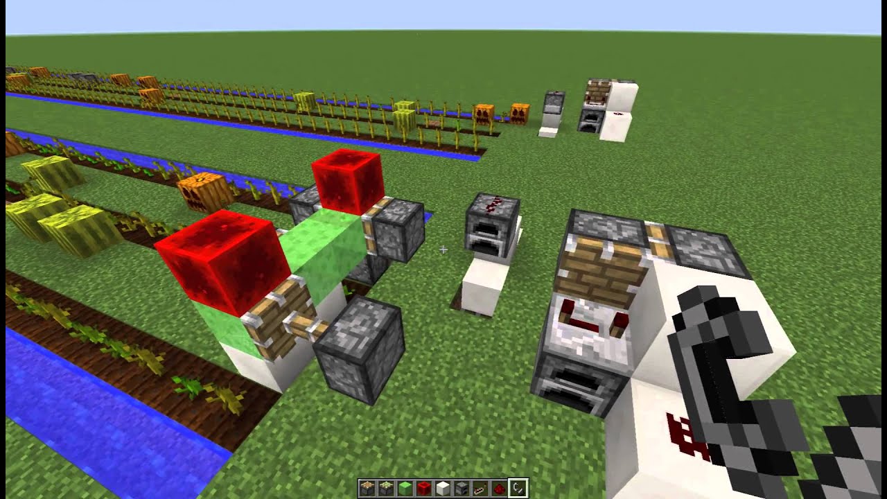 Pumpkin and melon farm using a flying machine - YouTube