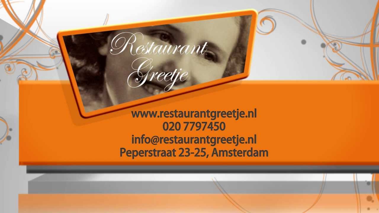 Restaurant Greetje: Restaurant with Dutch Specialties - YouTube
