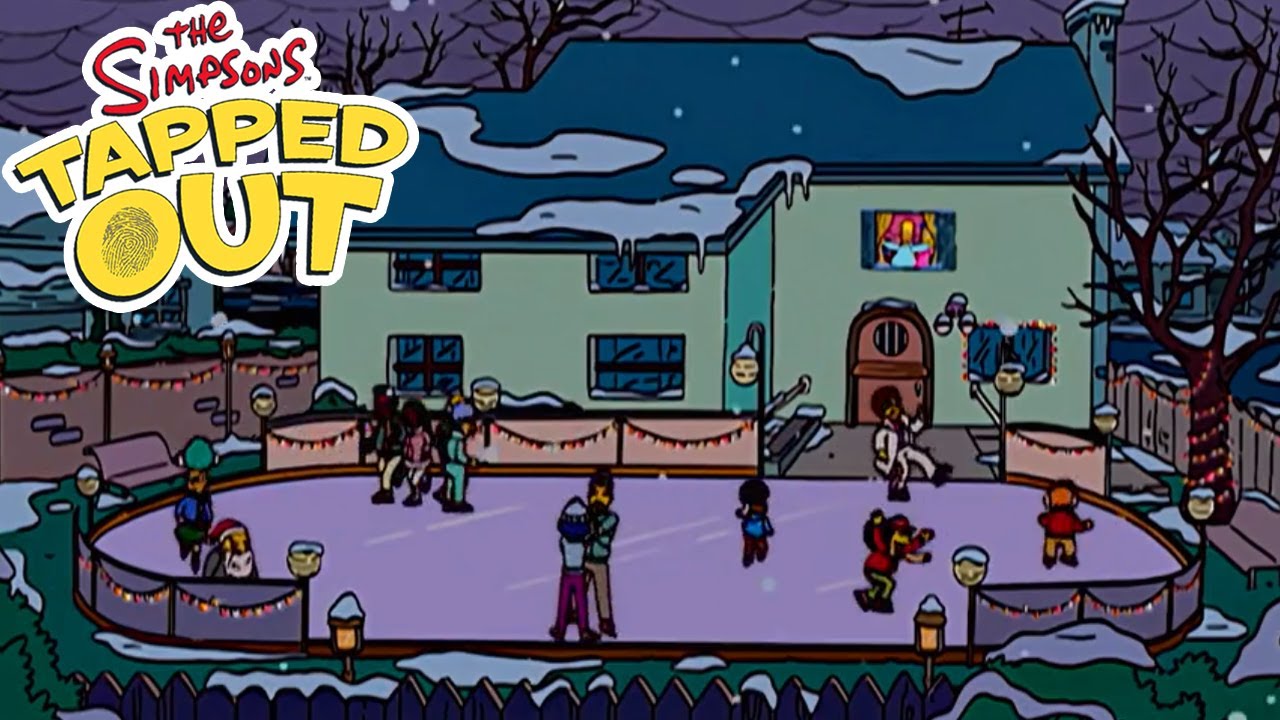 The Simpsons: Tapped Out | FREE Simpsons Skating Rink - YouTube