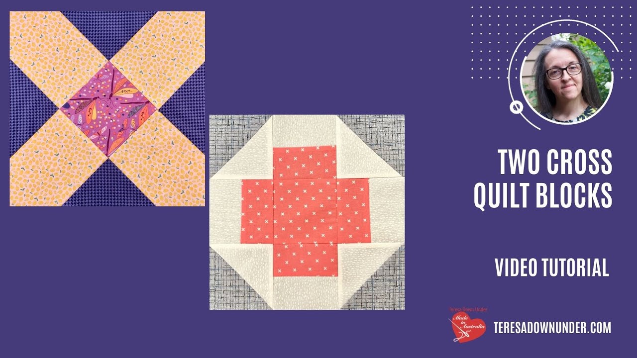 Two cross blocks: greek cross and wide cross - YouTube