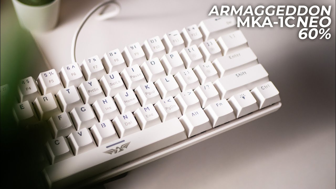 Armaggeddon MKA 1C-NEO ! Keyboard mechanical budget 60% hampir sempurna ...