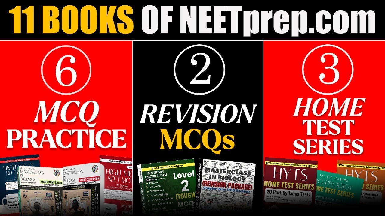 11 Books for NEET MCQ Practice & Tests (Explained)!!! - YouTube