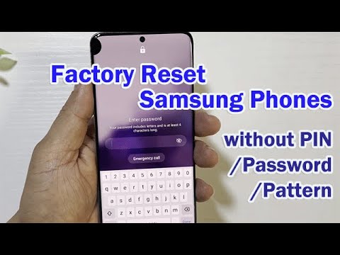 4 Ways to Factory Reset Samsung Phones without PIN/Password/Pattern - YouTube