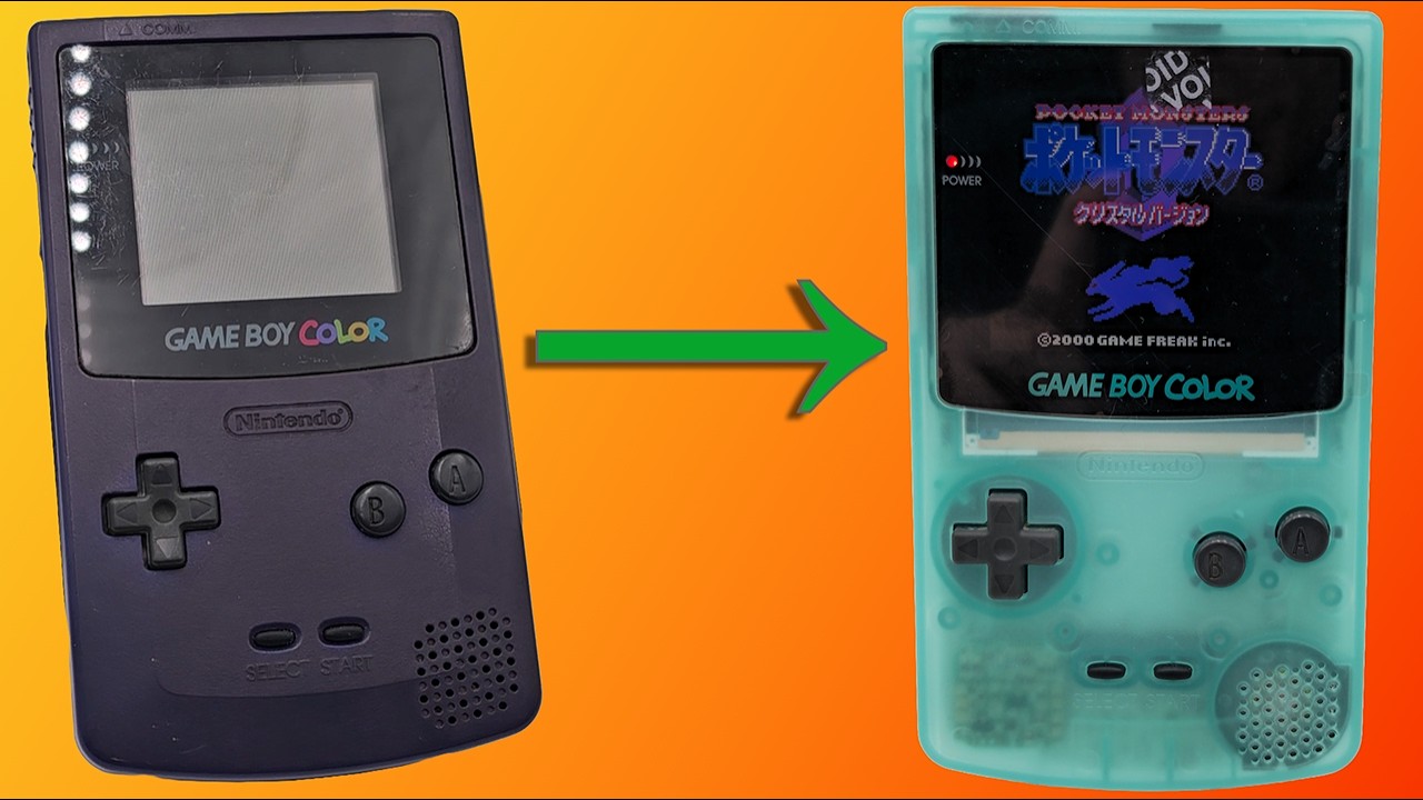 Modernizing Nostalgia: Game Boy Color IPS Upgrade and New Shell - YouTube