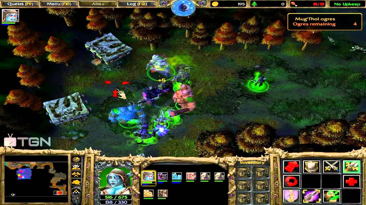 Warcraft 3 custom campaign Rise of the Lich King part 2 - YouTube