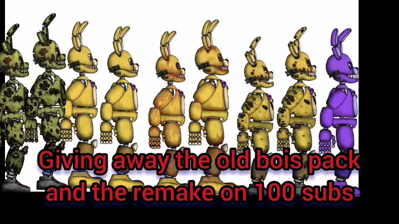 dc2 springbonnie bois pack download giveaway on 210 subs - YouTube