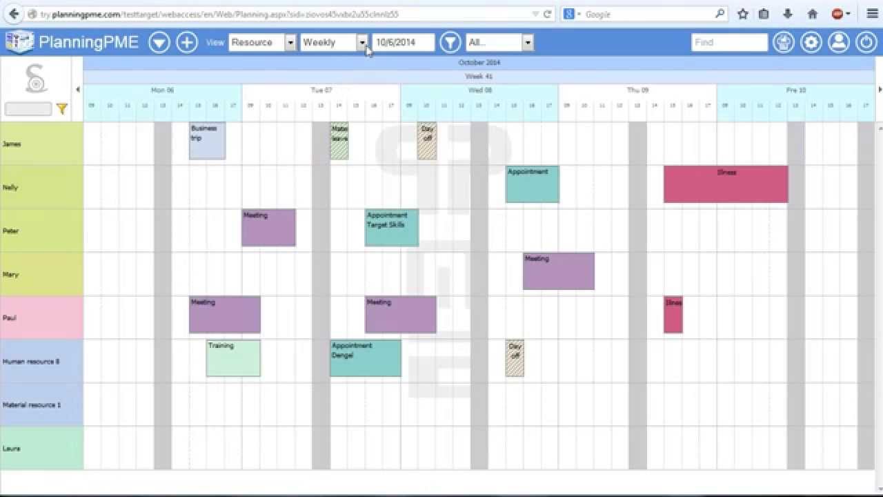 Easily switch the view from a daily to weekly or monthly planning - YouTube